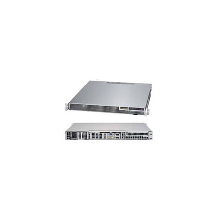 Supermicro SuperServer LGA1151 400W 1U Rackmount Server Barebone System (Black) SYS-1019S-M2 | Zoro